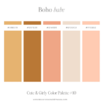 25+ Cute & Girly Color Palettes for Your Website + Color Codes!