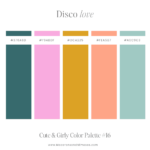 25+ Cute & Girly Color Palettes for Your Website + Color Codes!