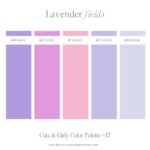 25+ Cute & Girly Color Palettes for Your Website + Color Codes!