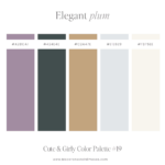 25+ Cute & Girly Color Palettes for Your Website + Color Codes!