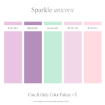 25+ Cute & Girly Color Palettes for Your Website + Color Codes!