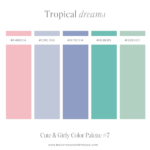 25+ Cute & Girly Color Palettes for Your Website + Color Codes!