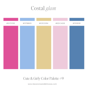 25+ Cute & Girly Color Palettes for Your Website + Color Codes!