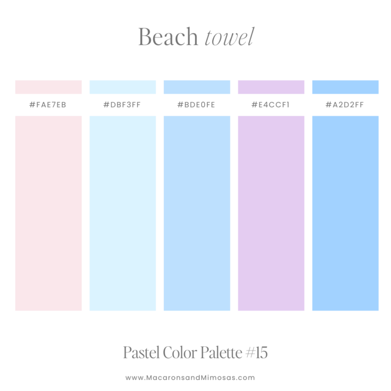 Pastel Color Palette: 30+ Hex Code Combinations for Your Brand