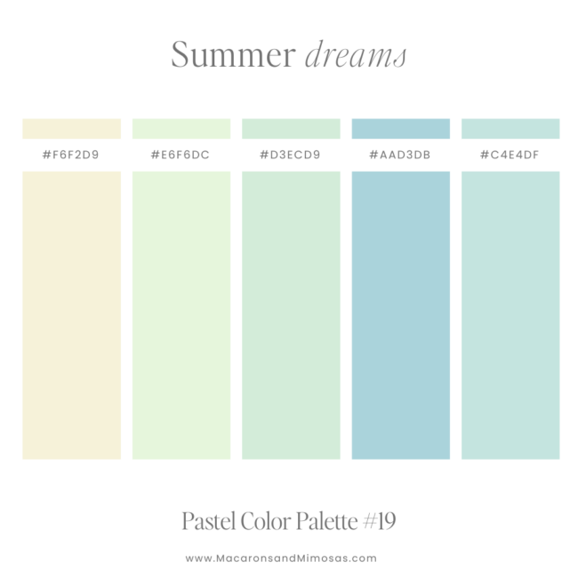Pastel Color Palette: 30+ Hex Code Combinations for Your Brand