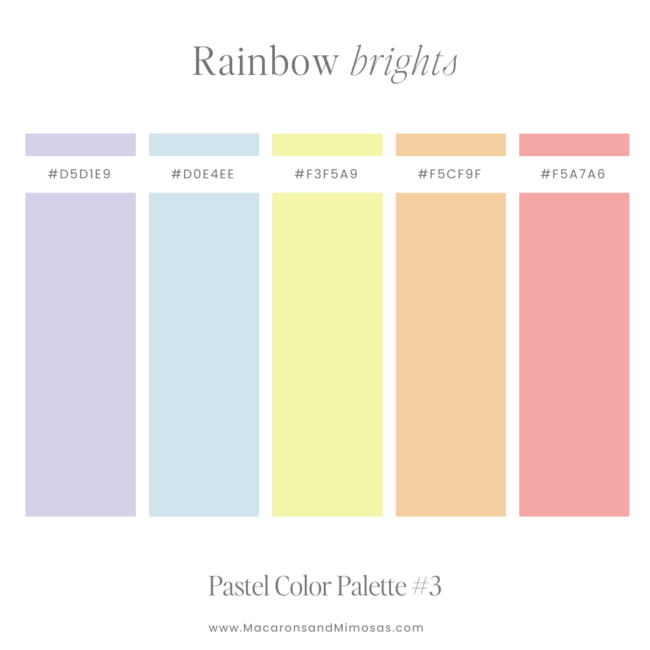 Pastel Color Palette: 30+ Hex Code Combinations for Your Brand