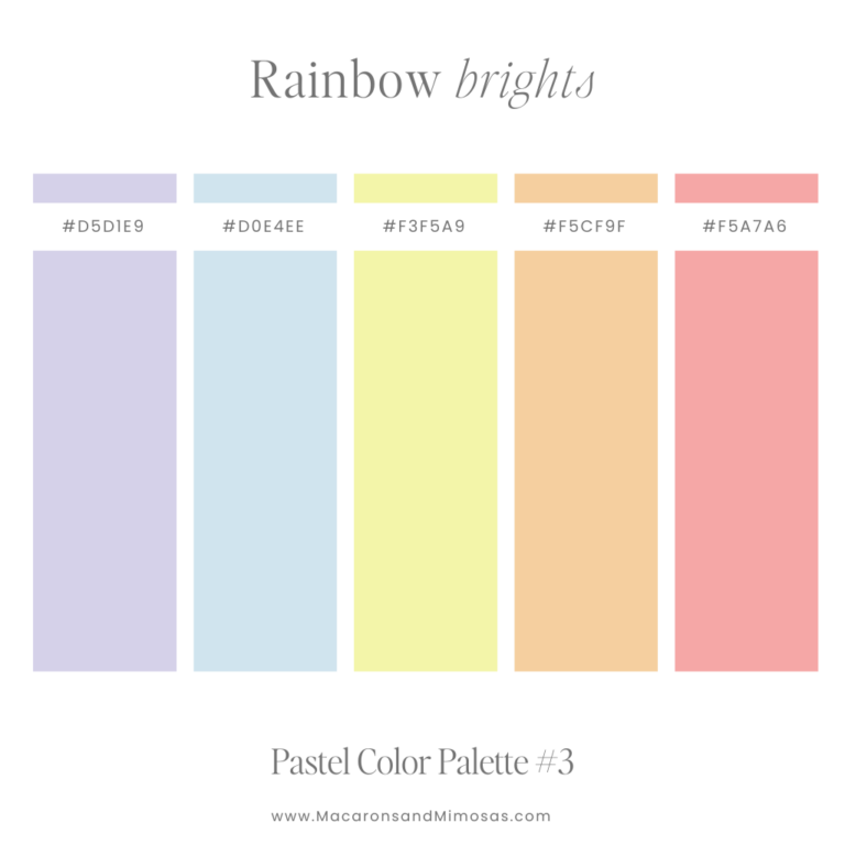 Pastel Color Palette: 30+ Hex Code Combinations for Your Brand