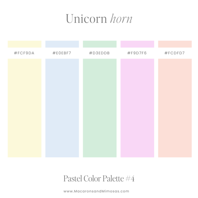 Pastel Color Palette: 30+ Hex Code Combinations for Your Brand