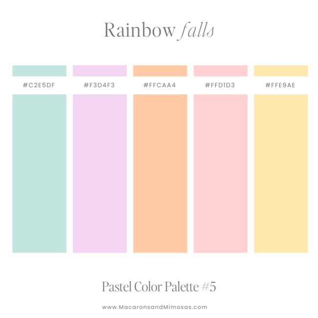 Pastel Color Palette: 30+ Hex Code Combinations for Your Brand