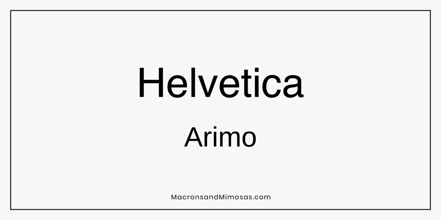 The Best Shopify Fonts Pairings - Macarons & Mimosas | Shopify & Logo ...