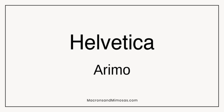 The Best Shopify Fonts Pairings - Macarons & Mimosas | Shopify & Logo ...