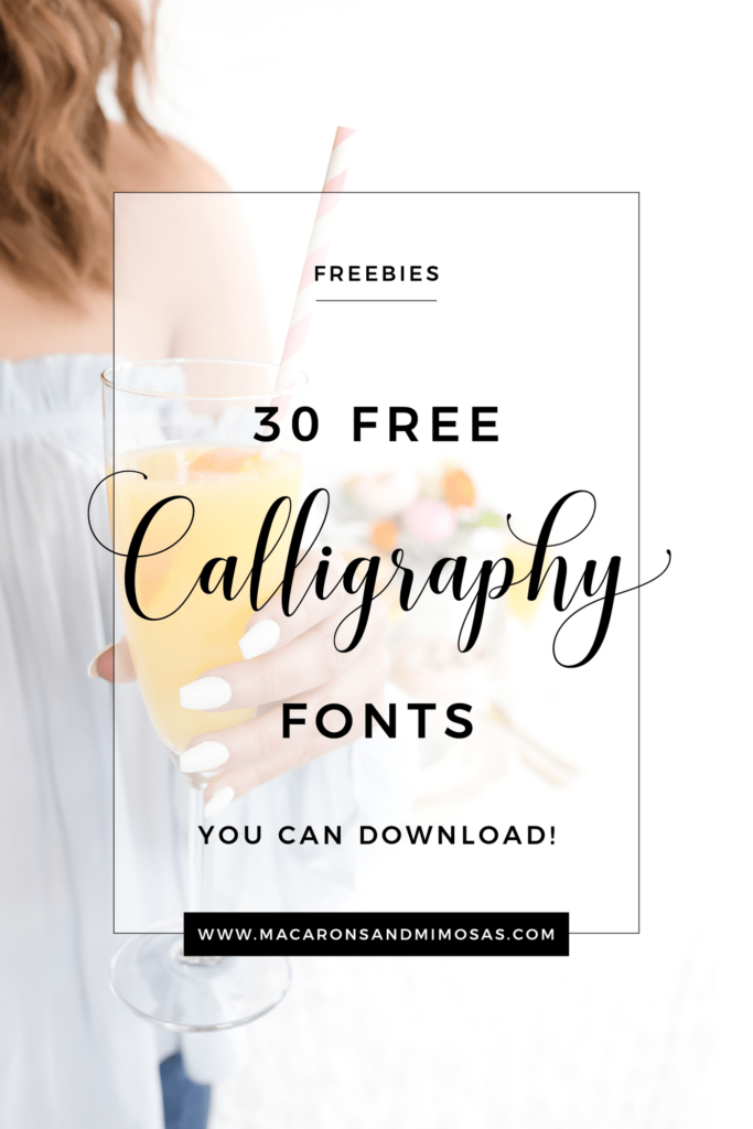 30 Free Calligraphy Script Fonts: A Handpicked Collection