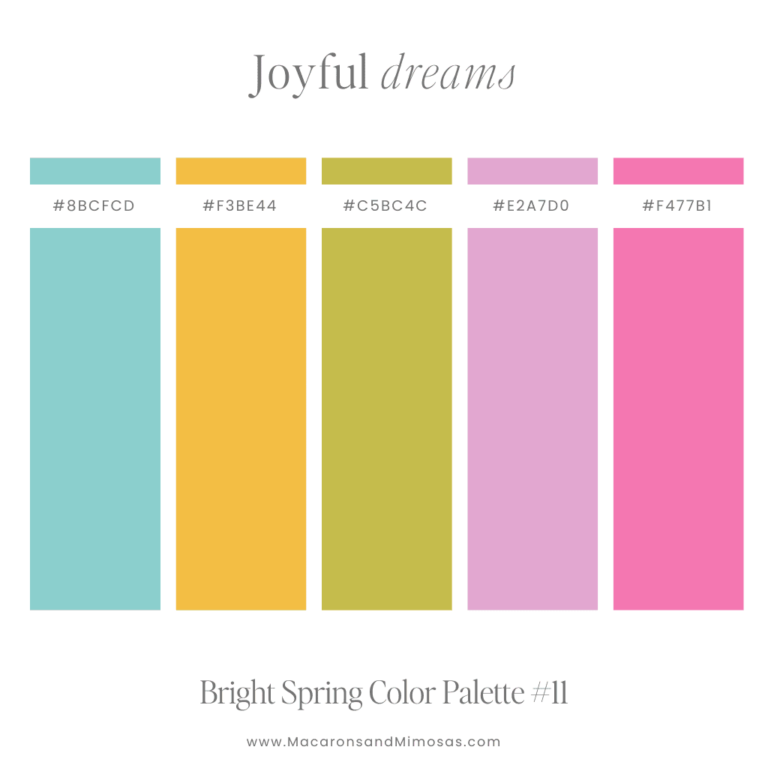 Bright Color Palettes: 28 Color Palettes to Make your Website Pop