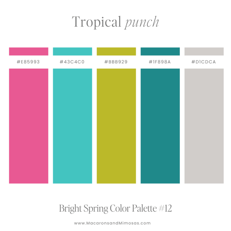Bright Color Palettes: 28 Color Palettes to Make your Website Pop