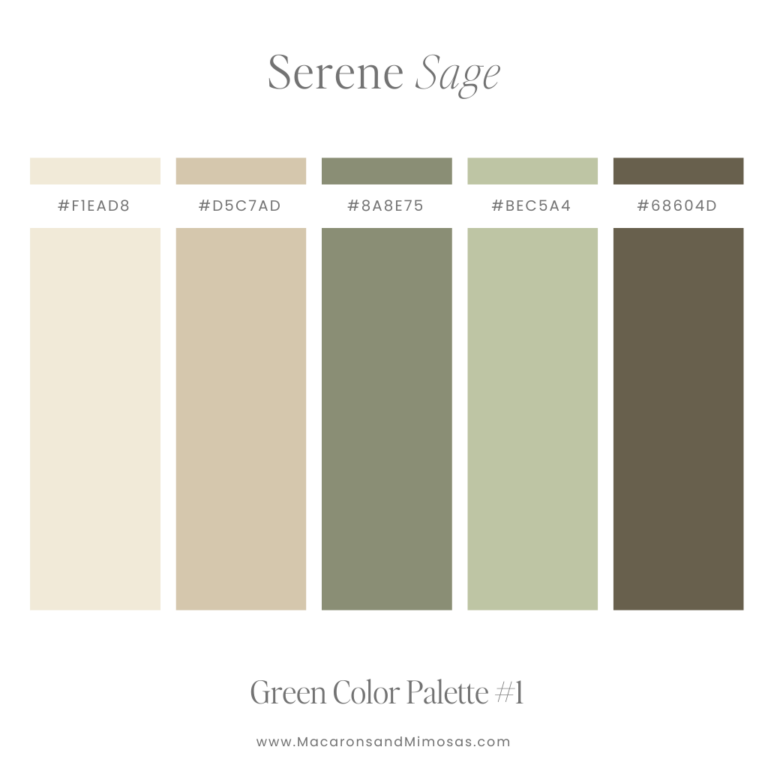 Sage Green Color Palettes for 2025 | 15 Elegant Combos