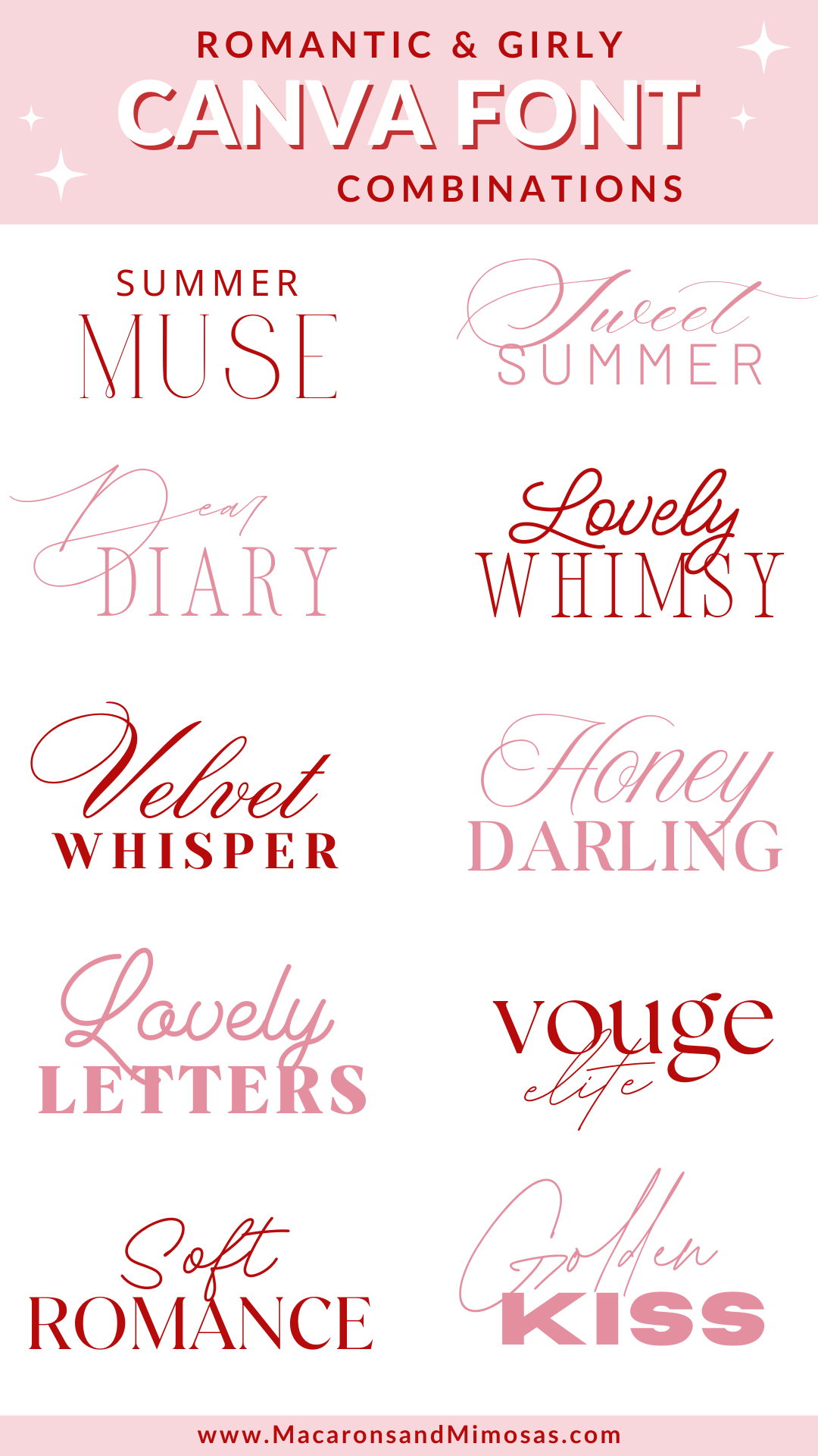 Canva Font Combinations Your Ultimate Guide (30 Combinations)